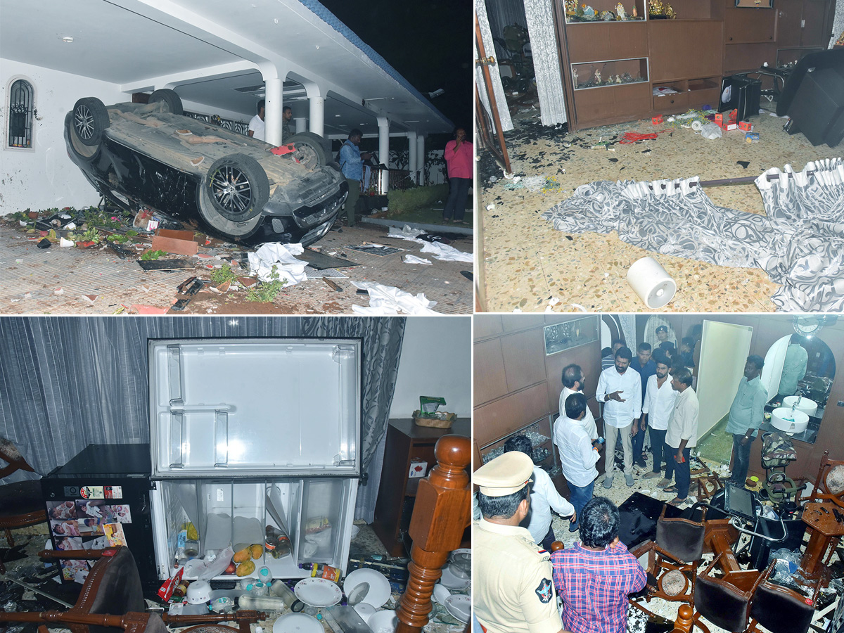 ఆగని ఆగడాలు.. నెల్లూరులో టీడీపీ నేతల అరాచకం (ఫొటోలు) | Nallapareddy Prasanna Kumar Reddy Fires ...